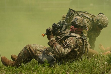 60 The 2ID Best Squad Competition, Day3, Pyeongtaek, South Korea - 04 ...