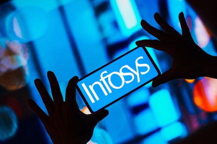 This Photo Illustration Infosys Limited Logo Editorial Stock Photo ...