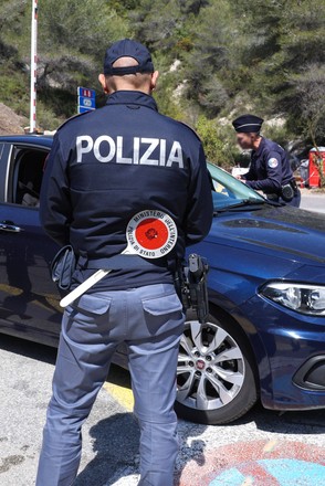 Crs Italian Police Control Exit A8 Editorial Stock Photo - Stock Image ...