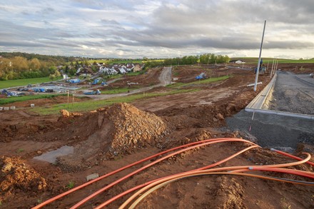 Access Roads Being Built On Construction Editorial Stock Photo - Stock ...
