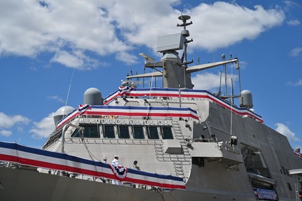 Naval Ship Uss Cooperstown Lcs23 Commissioning Editorial Stock Photo ...