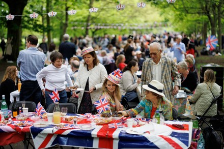 People Join Street Party Celebrate Coronation Editorial Stock Photo ...
