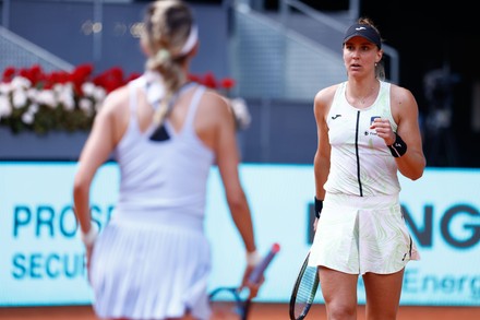 Beatriz Haddad Maia Brazil Plays Doubles Editorial Stock Photo - Stock ...