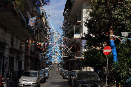 Tour Historic Center Naples Neighborhoods Forcella Editorial Stock ...