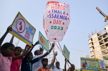 Children Hold Placards Awareness Messages About Editorial Stock Photo ...