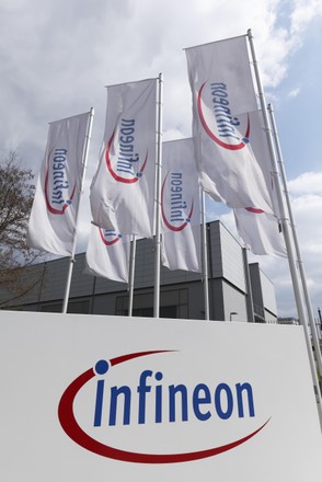 Infineon Technologies Ag Logo Flags Front Editorial Stock Photo - Stock ...