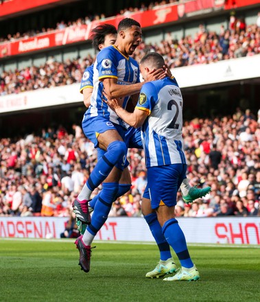 Deniz Undav Brighton Hove Albion Celebrates Editorial Stock Photo ...