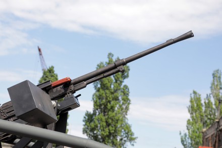 Machine Gun Mounted On Car That Editorial Stock Photo - Stock Image ...