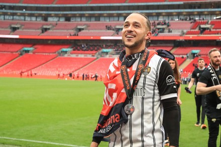 Notts County Players Celebrate Promotion Efl Editorial Stock Photo ...
