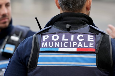 Illustration Municipal Police Marseille Streets Marseille Editorial ...