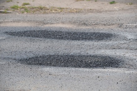 Potholes Were Being Patched Rural Village Editorial Stock Photo - Stock ...