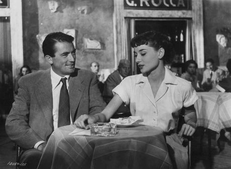 Audrey Hepburn Gregory Peck Roman Holiday Editorial Stock Photo - Stock ...