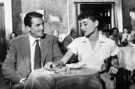 Gregory Peck Audrey Hepburn Roman Holiday Editorial Stock Photo - Stock ...