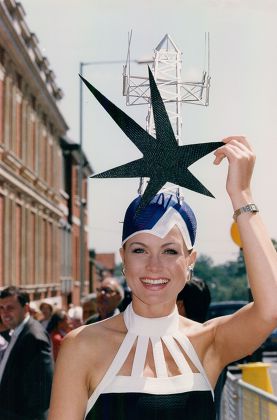 Womens Ascot Race Course Fashions Model Editorial Stock Photo - Stock ...