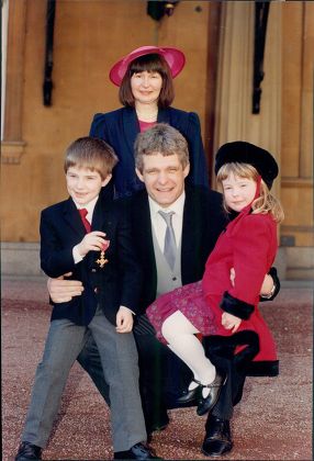 Rugby Player Finlay Calder His Family Editorial Stock Photo - Stock ...
