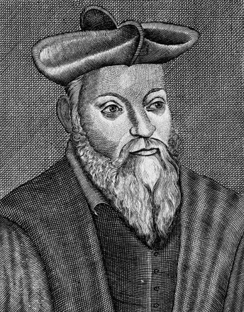 Line Engraving Michael Nostradamus Aka Michel Editorial Stock Photo - Stock Image | Shutterstock