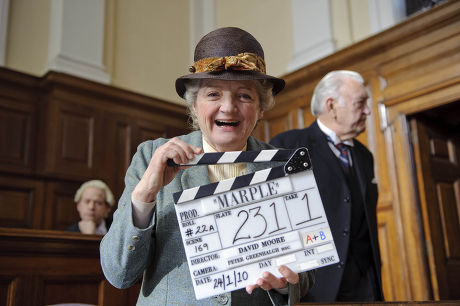 'Miss Marple : The Blue Geranium' TV Programme. - 2010 Stock Pictures ...