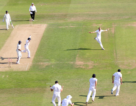 Stuart Broad Races Away Celebrate His Editorial Stock Photo - Stock ...