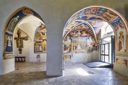 Montefalco Umbria Italy San Francesco Church Editorial Stock Photo ...