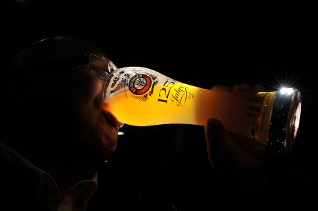 Robert Hole Drinks Pint Erdinger Wheat Editorial Stock Photo - Stock ...