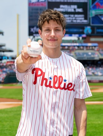 matt rife throws ceremonial first pitch los Stock Photos (Exclusive ...