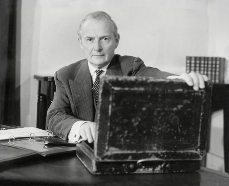 Mr Selwyn Lloyd Chancellor Budget Box Editorial Stock Photo - Stock ...