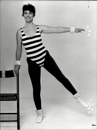 Actress Louise Jameson Doing Keep Fit Editorial Stock Photo - Stock ...