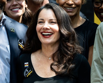 Sagaftra President Fran Drescher Rally Support Editorial Stock Photo ...