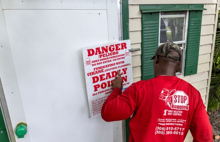 Orkin Pest Control Technician Posts Warning Editorial Stock Photo ...