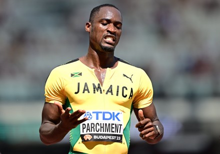 Hansle Parchment Jamaica Action During 110 Editorial Stock Photo ...