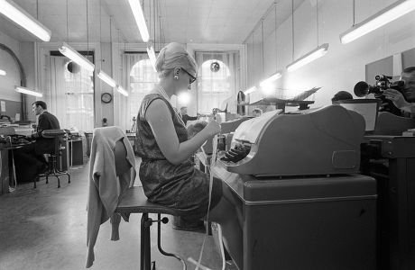 During Crisis Teleprinter Room Handles Half Editorial Stock Photo - Stock Image | Shutterstock