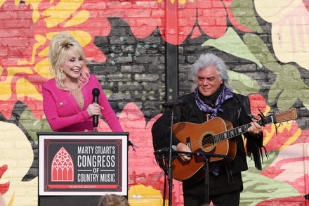 Dolly Parton Marty Stuart Unveiling Wildflowers Editorial Stock Photo ...