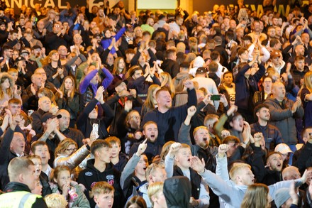 Port Vale Fans Celebrate During Efl Editorial Stock Photo - Stock Image ...