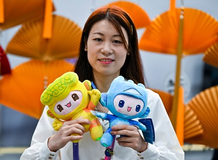 Journalist Poses Photo 9th Asian Games Editorial Stock Photo - Stock ...