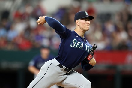Seattle Mariners Starting Pitcher Bryan Woo Editorial Stock Photo ...