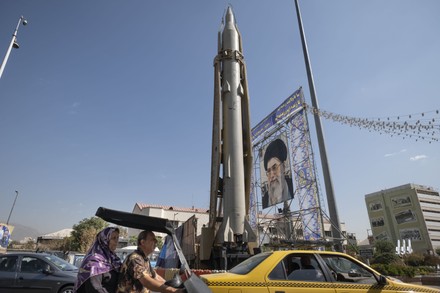Iranian Sejjil Solidfueled Medium Range Ballistic Editorial Stock Photo ...