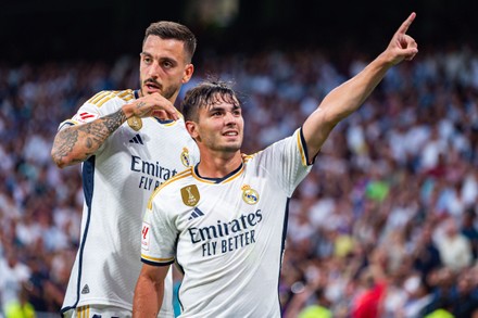 Brahim Diaz Real Madrid Celebrate His Editorial Stock Photo - Stock ...