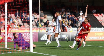 Crawley Towns Laurence Maguire Scores 20 Editorial Stock Photo - Stock ...