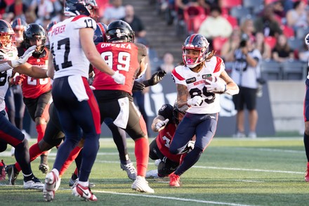 Montreal Alouettes Wide Receiver James Letcher Editorial Stock Photo ...