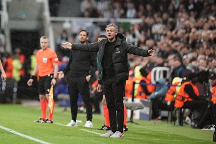 Paris Saintgermain Manager Luis Enrique Gestures Editorial Stock Photo ...