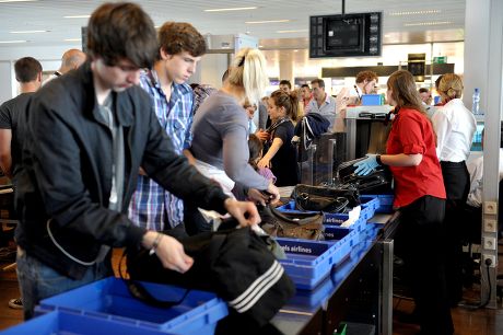 Passengers Undergo Security Checks On Their Editorial Stock Photo ...