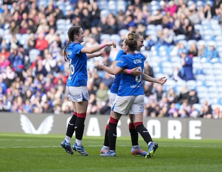 Kirsty Howat Rangers Women Celebrates Team Editorial Stock Photo ...