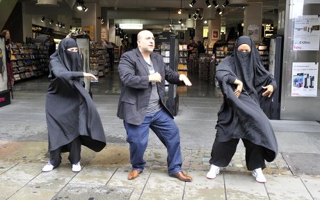 Comedian Actor Omid Djalili Together Burka Editorial Stock Photo ...