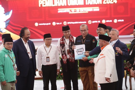Indonesian Presidential Candidate Anis Baswedan 5l Editorial Stock ...