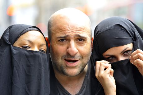 Comedian Actor Omid Djalili Together Burka Editorial Stock Photo ...