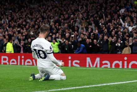 Goal Celebrations James Maddison Tottenham Hotspur Editorial Stock ...