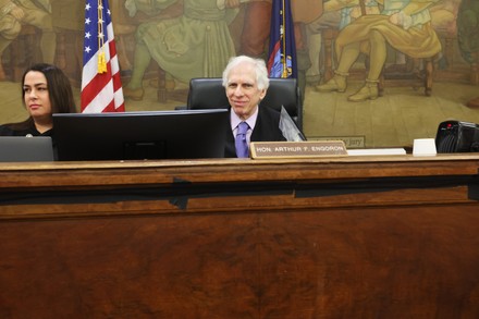 Judge Arthur Engoron Sits His Court Editorial Stock Photo - Stock Image ...