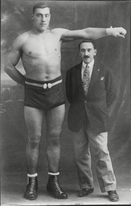 Boxer Primo Carnera His Manager Leon Editorial Stock Photo - Stock ...