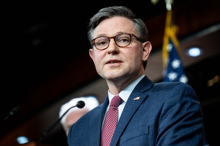 House Speaker Mike Johnson Rla Speaking Editorial Stock Photo - Stock ...