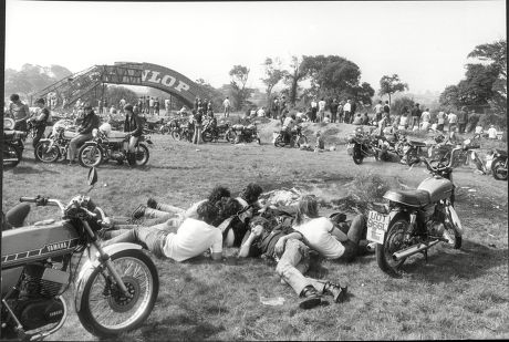 Gangs Motor Cycle Hooligans Went On Editorial Stock Photo - Stock Image ...